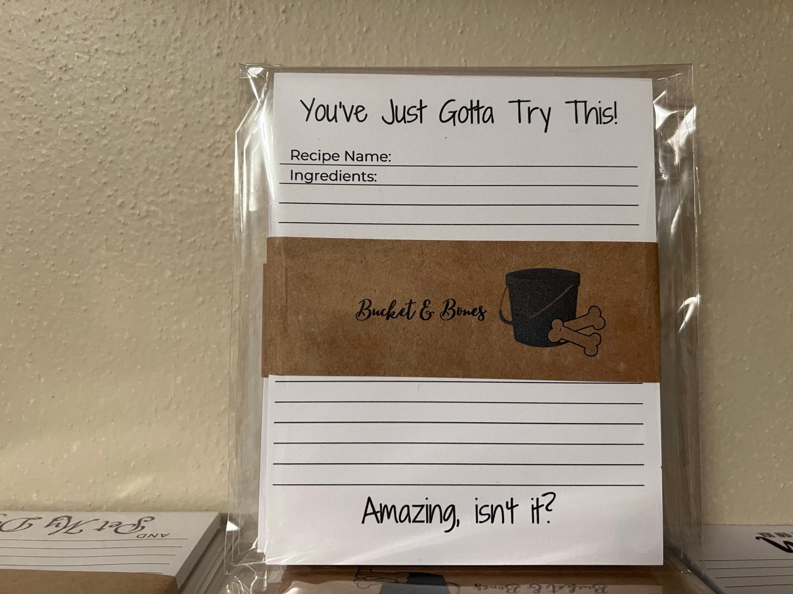 Recipe Notepad Kitchen Notepad Recipe Card Paper to Share - Etsy