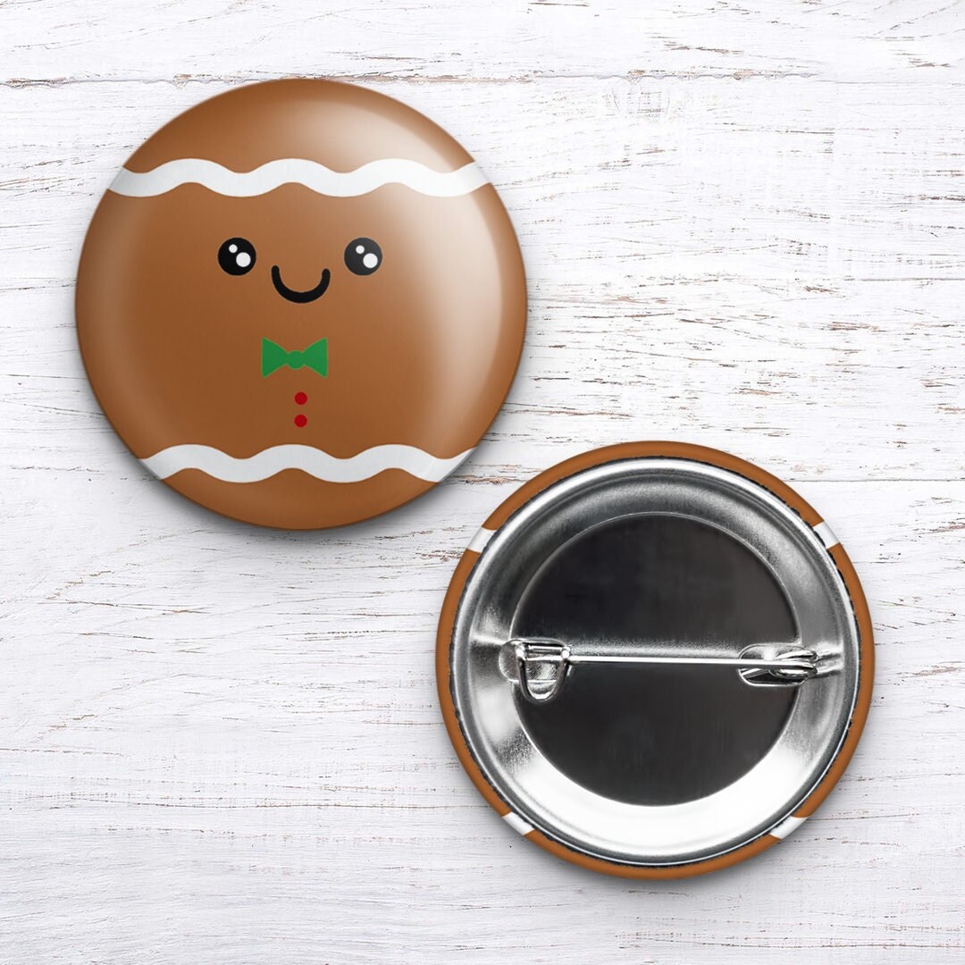 Gingerbread Man Pin, Gingerbread Man Magnet, Gingerbread Pin ...