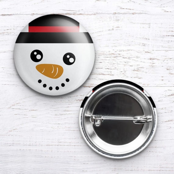 Snowman Pin Snowman Magnet Christmas Magnet Christmas Pin - Etsy