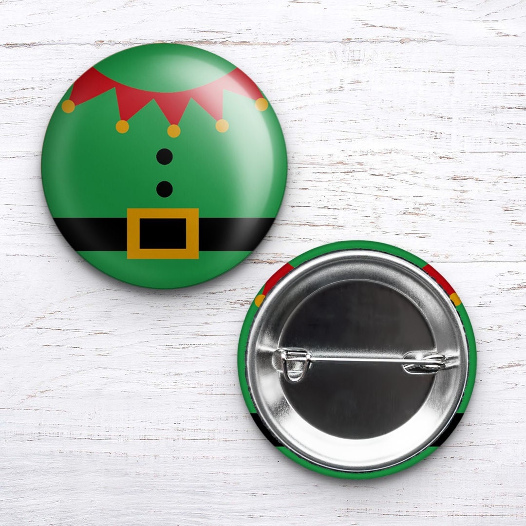 Elf Pin, Elf Magnet, Christmas Stocking Fillers, Christmas Pin ...