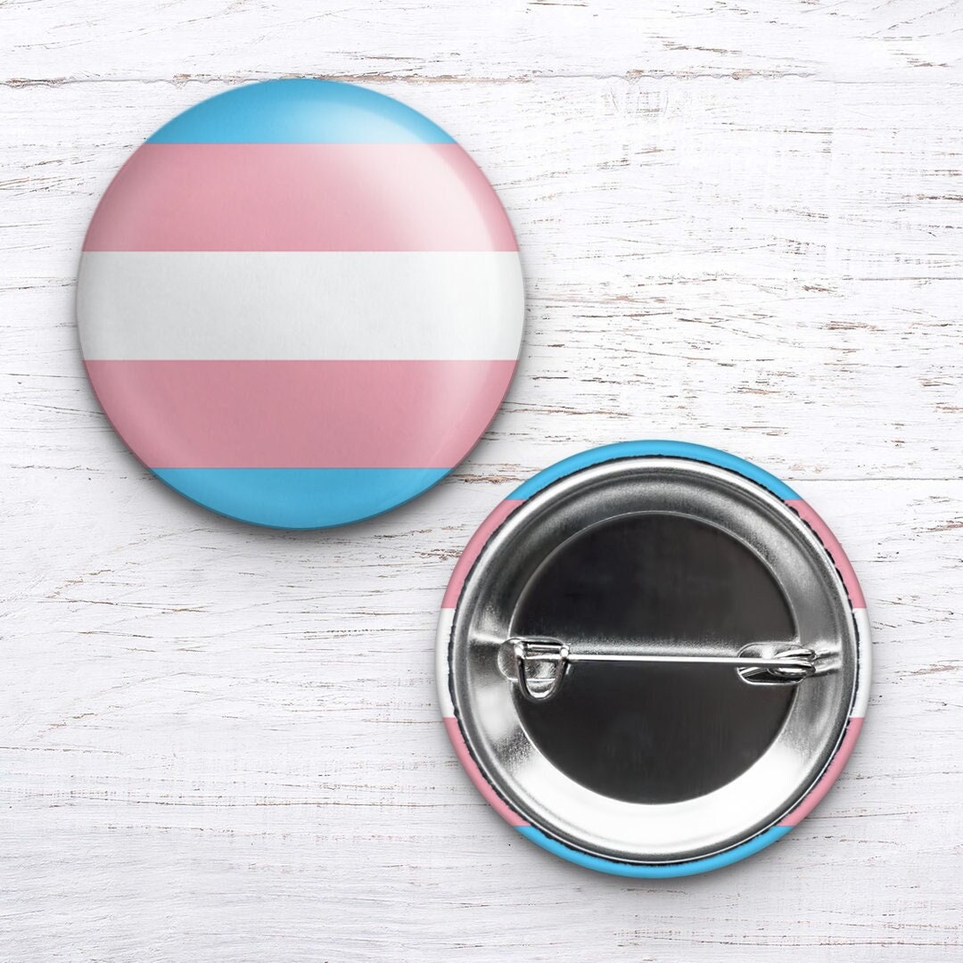 Transgender Flag Transgender Flag Pin Transgender Flag - Etsy