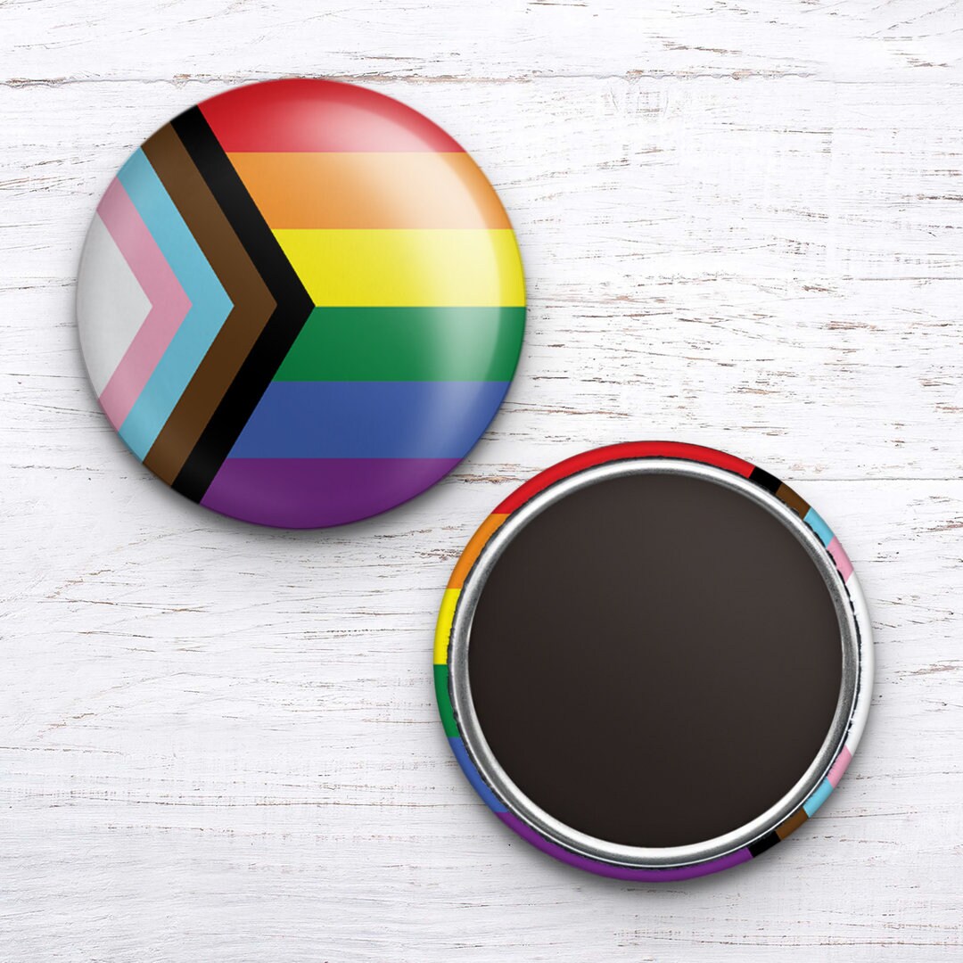 Progress Pride Flag Progress Pride Flag Pin Progress Pride - Etsy Canada