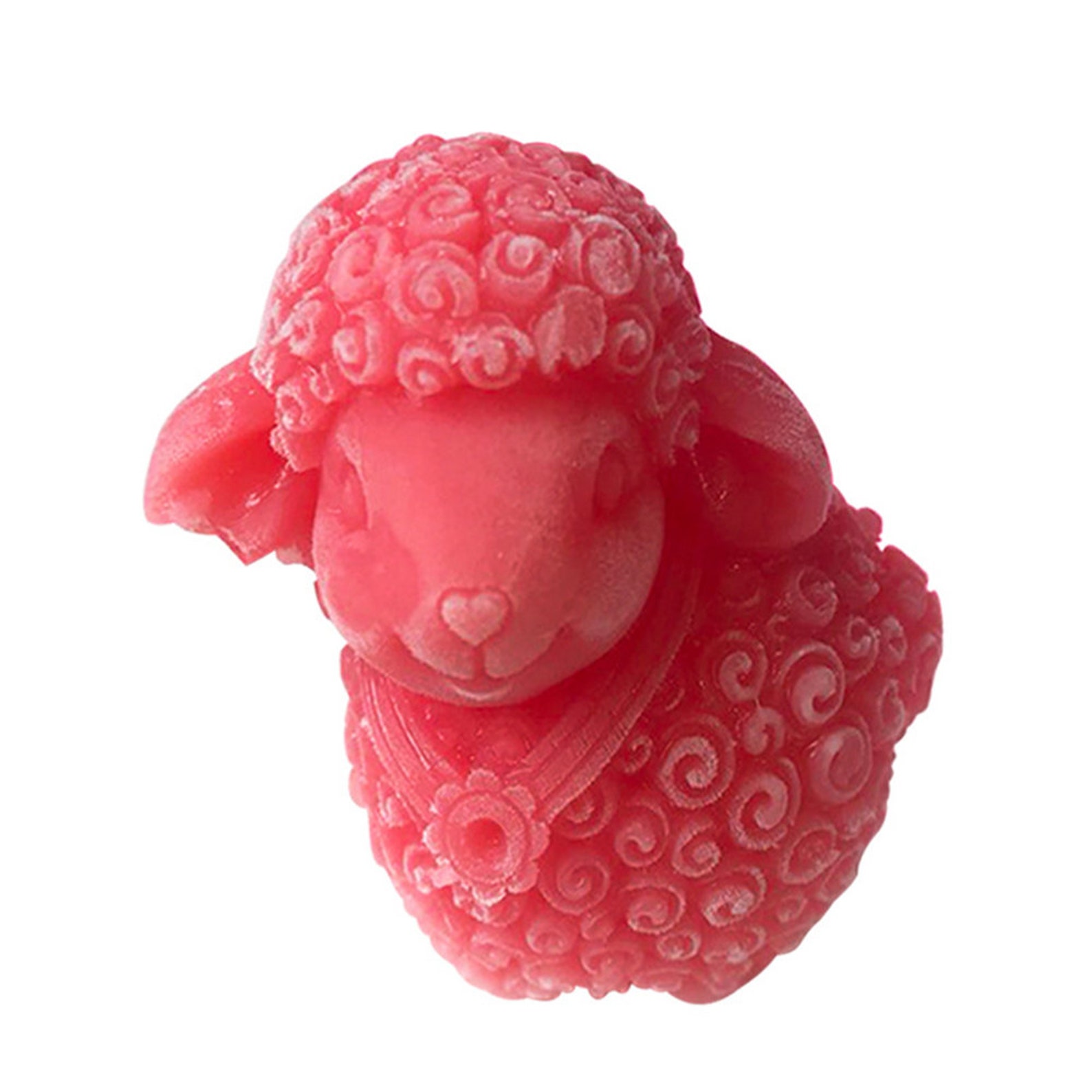 3D Sheep Candle Silicone Molds Soap Resin Clay Salt Ccarving Mold ...