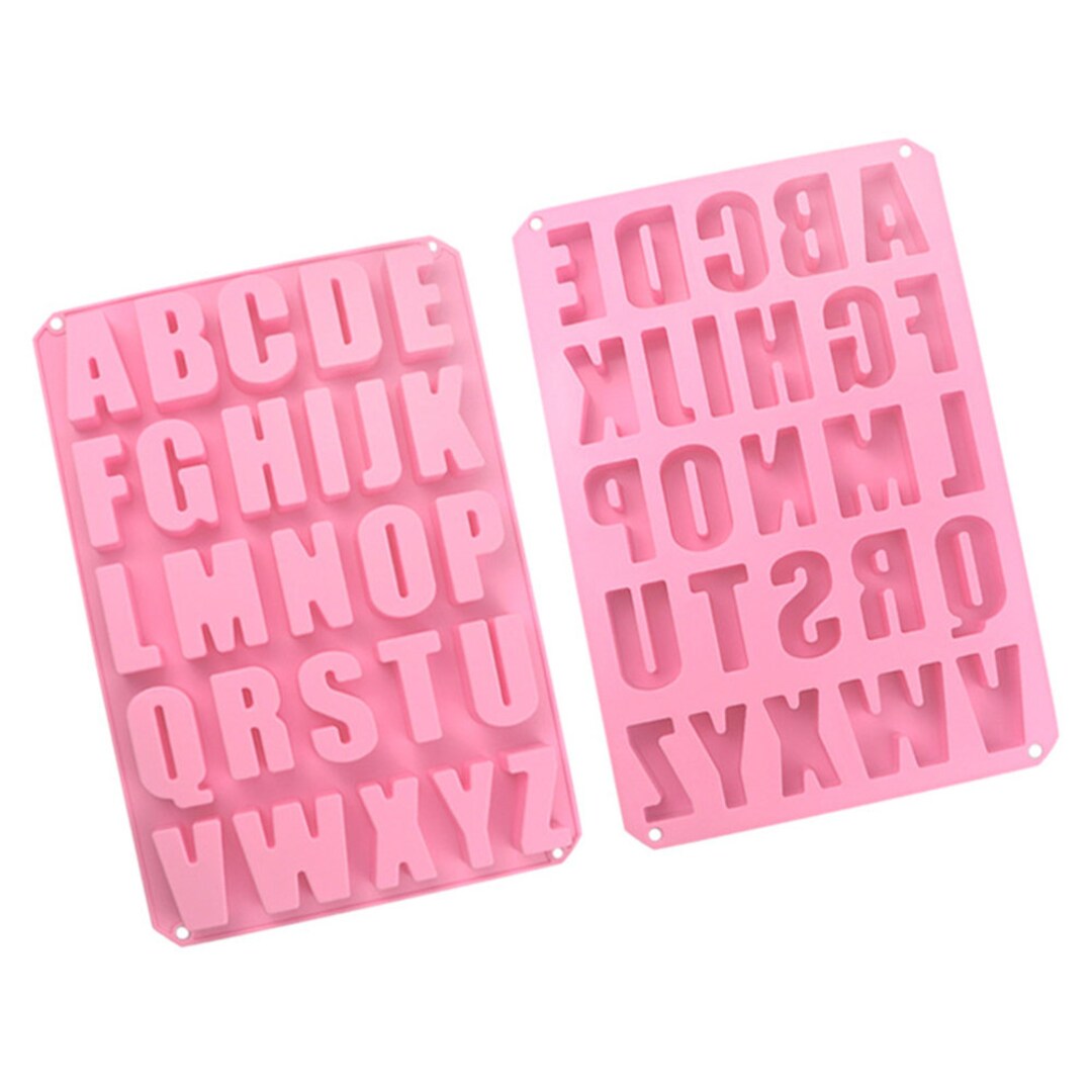 Alphabet Concrete Molds Plaster Number Silicon Mold Concrete - Etsy