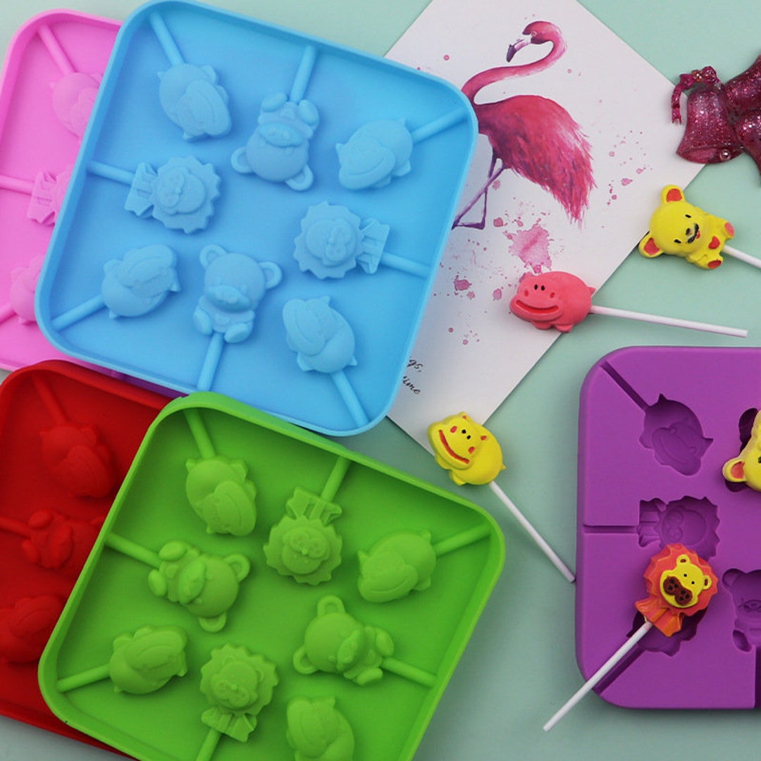 Lion Hippo Bear Silicone Lollipop Mold - Etsy