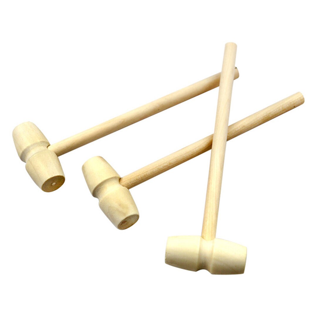 Wooden Hammer Mallet Carving Tool Leather Craft Jewelry Making Hammer ...