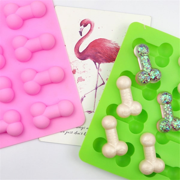 Genital Mold/penis Mold Silicone Cake Mold Ice Cube Pudding Mould Soap ...