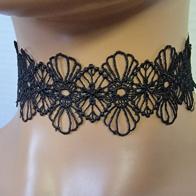 Lace Choker Necklace - Etsy
