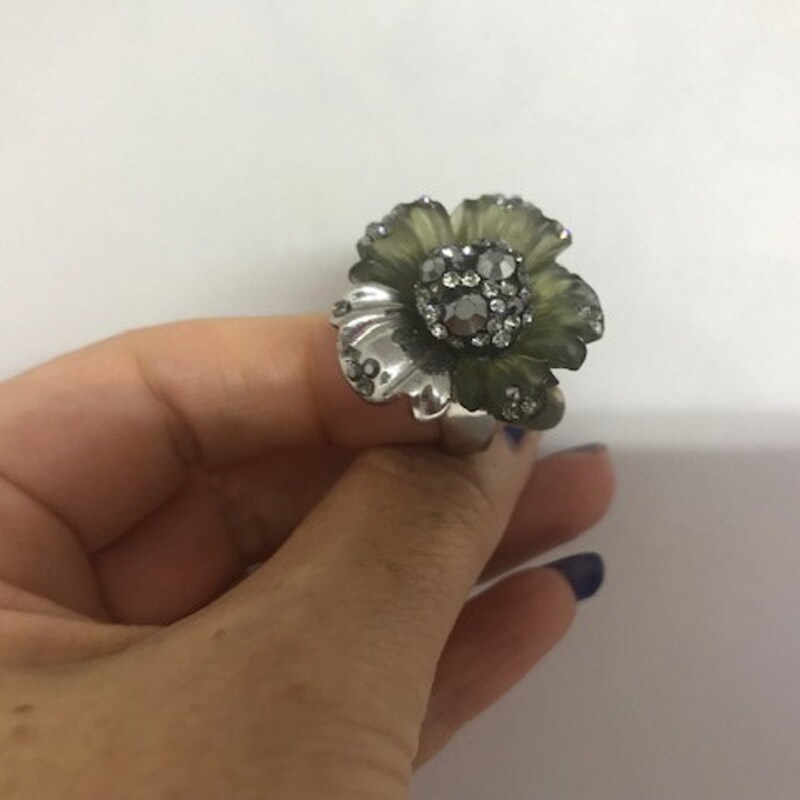 Rhinestone Stretch Ring - Etsy