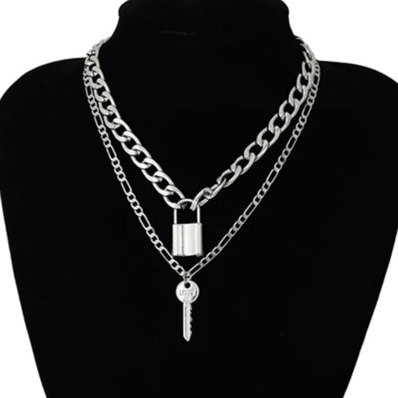 Padlock Necklace - Etsy