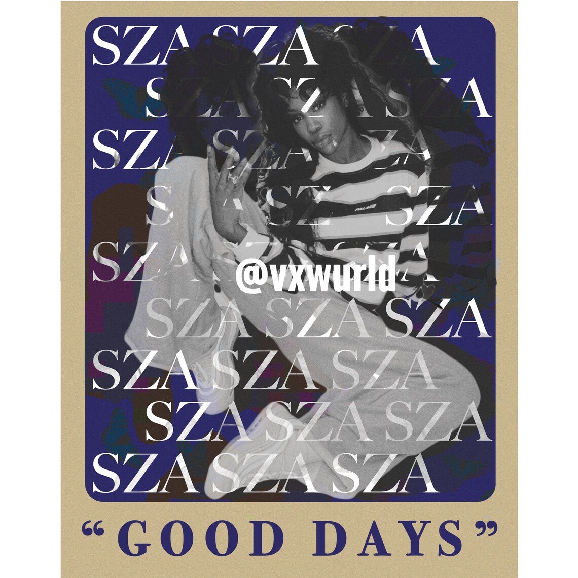 SZA Good Days poster | Etsy