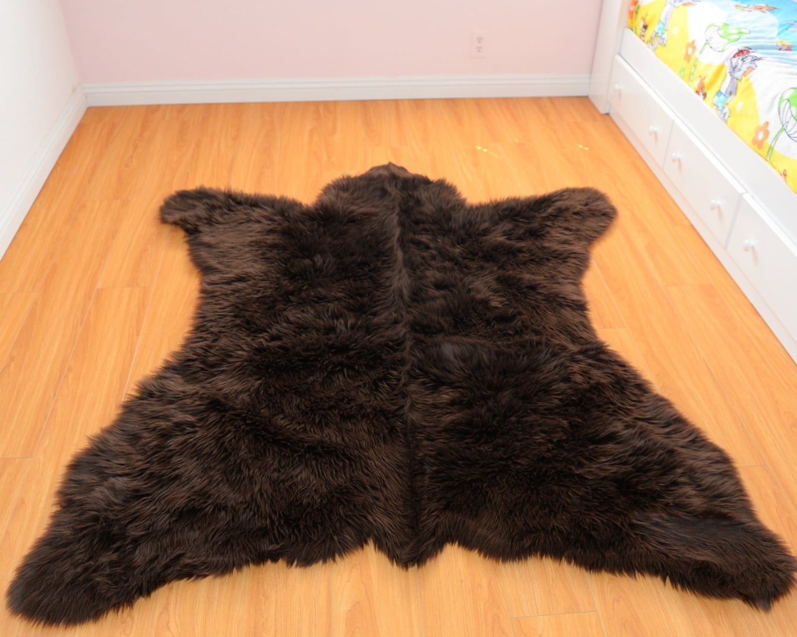 California Grizzly Accent Bearskin Rug Synthetic Fur Accent Decors - Etsy
