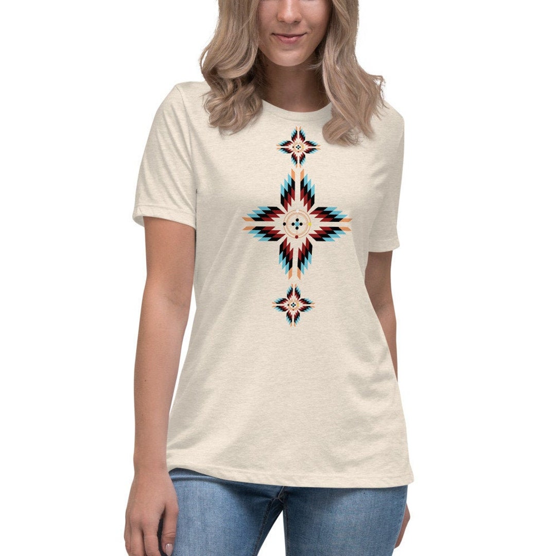 Native American Morning Star T Shirt for Woman. - Etsy
