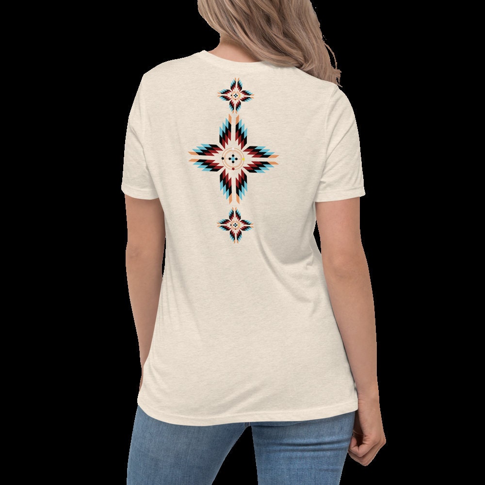 Native American Morning Star T Shirt for Woman. - Etsy