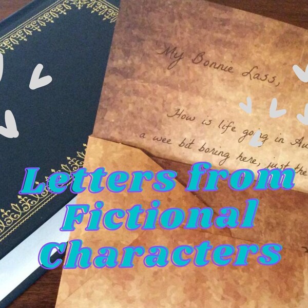 Letters From Fictional Characters - Etsy