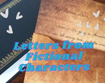 Letters From Fictional Characters - Etsy