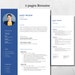 Professional CV Template for Word With Photo, Modern Resume Template ...