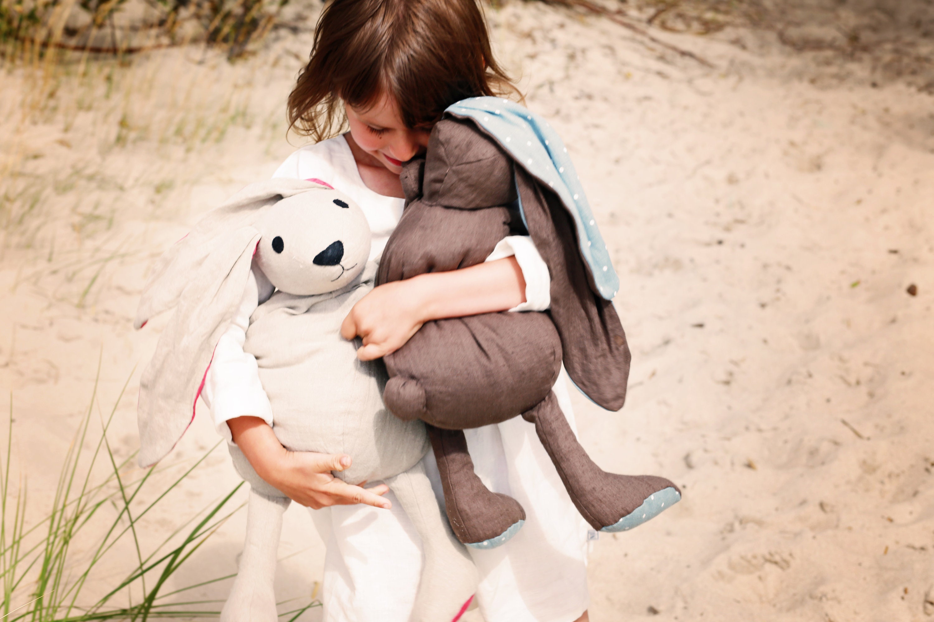 COCO Bunny / Happy Toy Bunny / Childhood Friend Bunny / Linen Bunny Toy ...