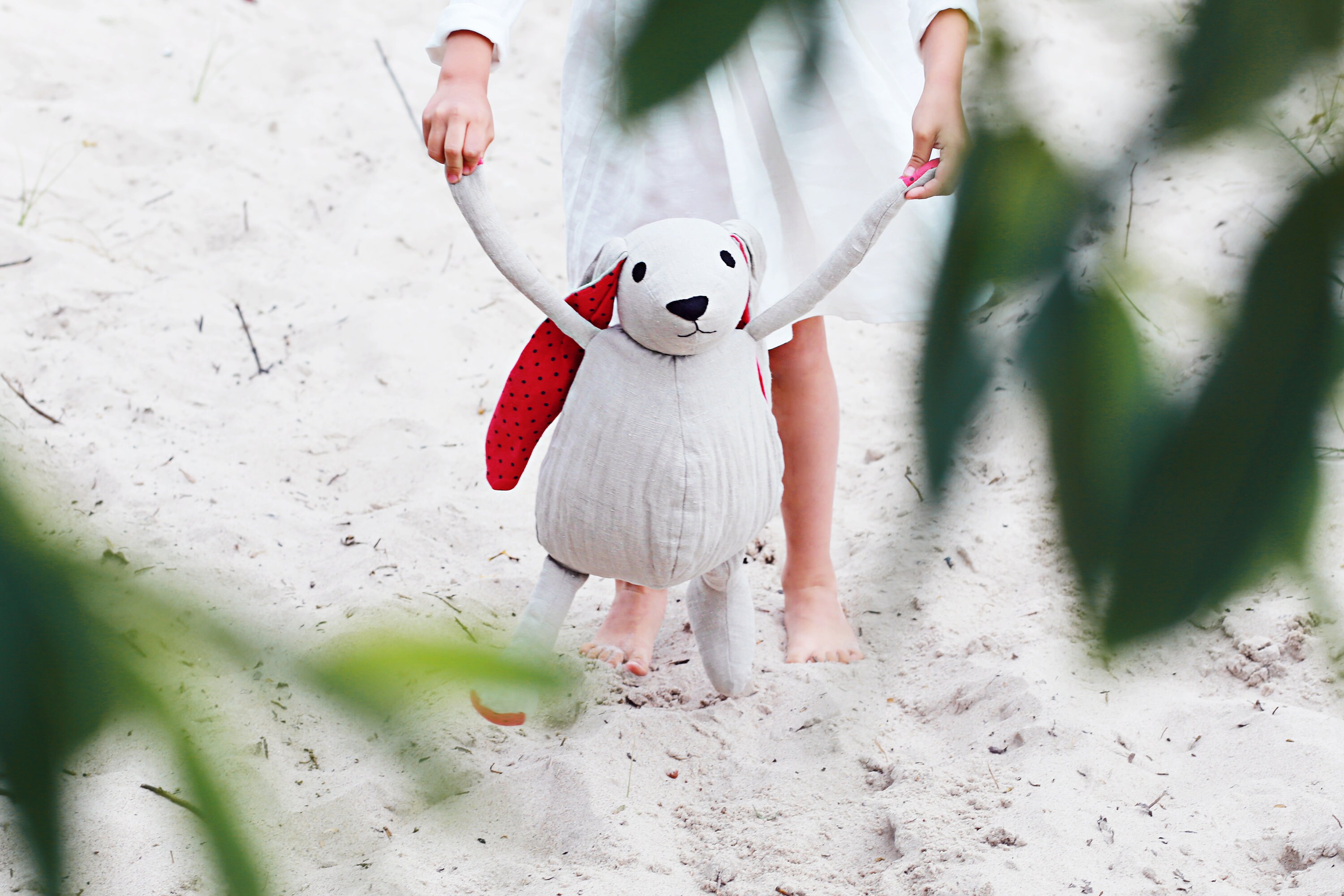 COCO Bunny / Happy Toy Bunny / Childhood Friend Bunny / Linen Bunny Toy ...