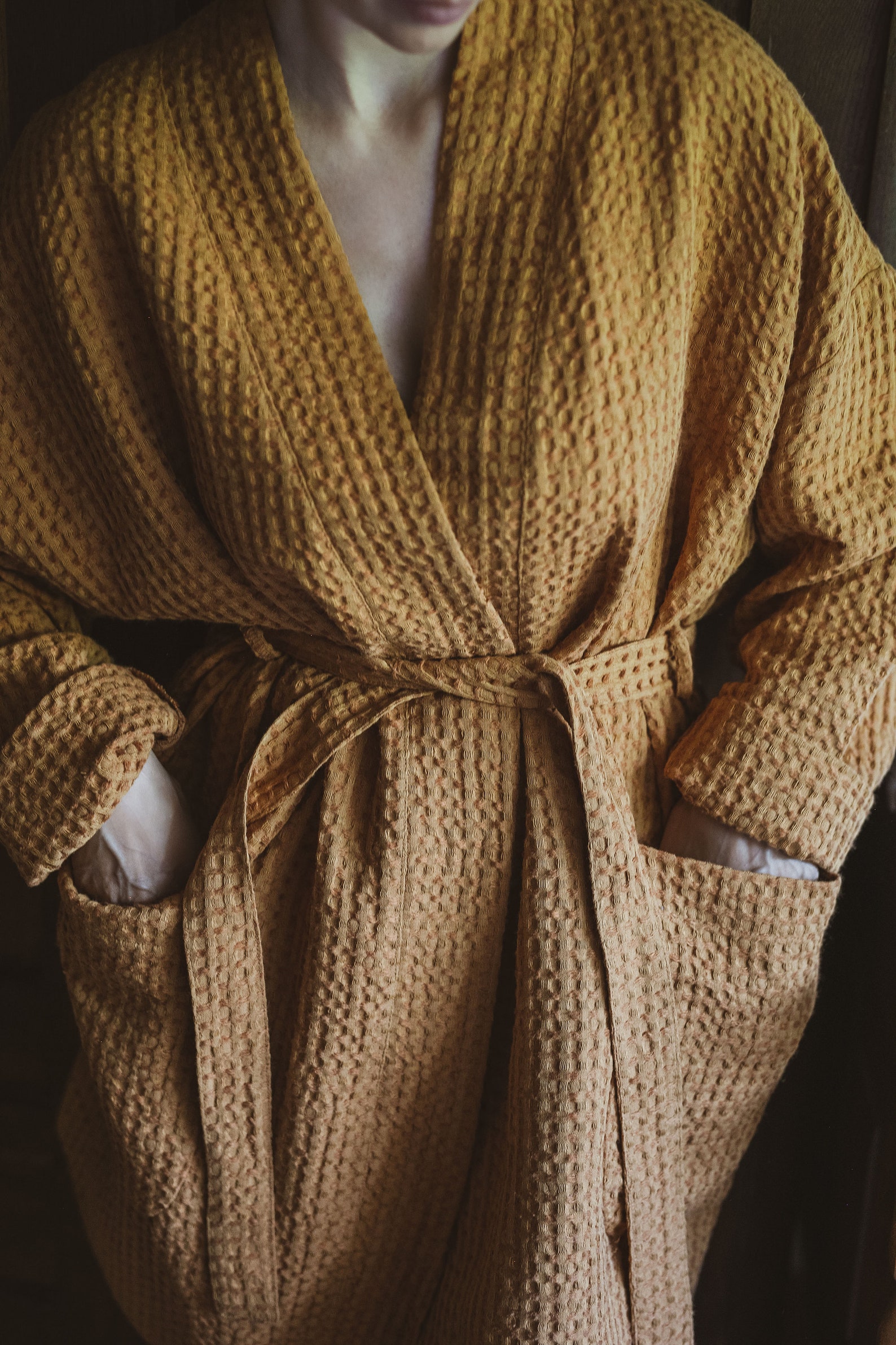 Linen Robe With Towel Set/waffle Bathrobe for Women/kimono - Etsy