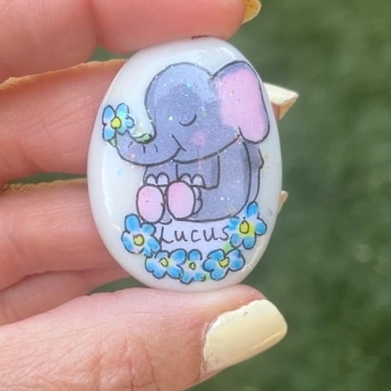 Forget Me Not Elephants - Etsy