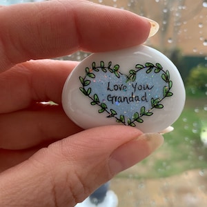 Grandad , Dad , Gift , Memorial Stone , Fathers Day , Personalised ...