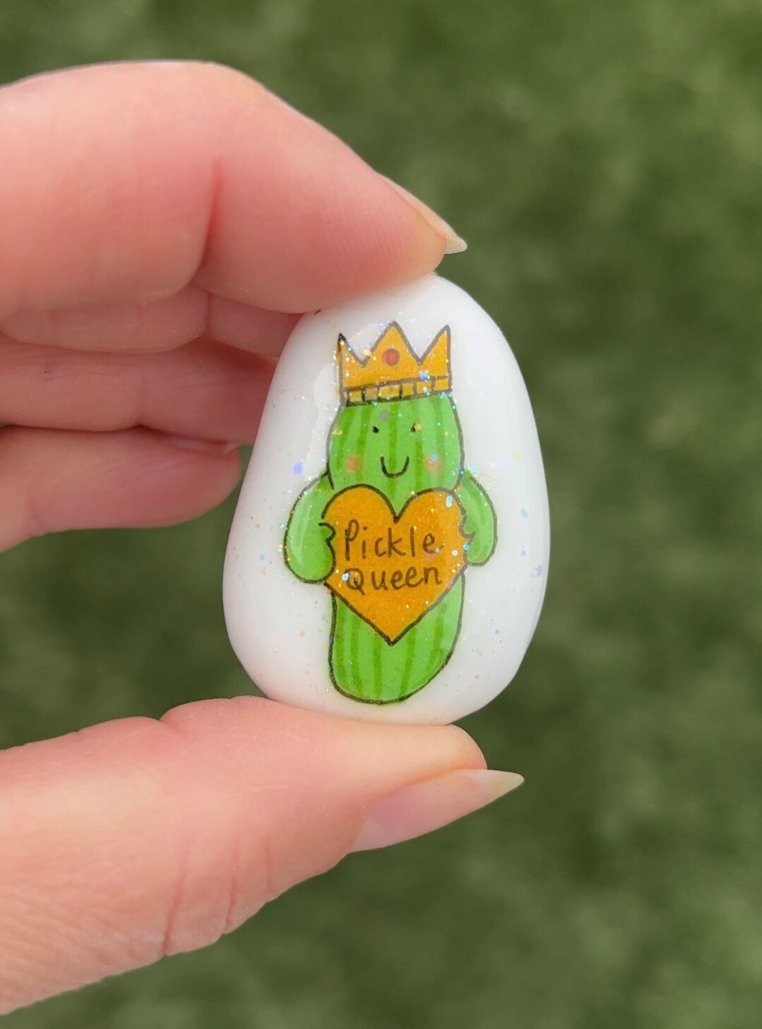 Pickle /pickle Lover Gift /personalised/pocket Hug /pickle Charm ...