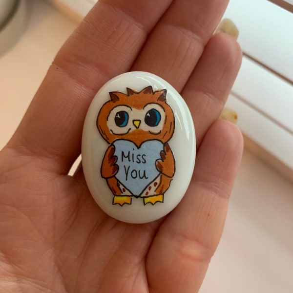 Stone Owl - Etsy