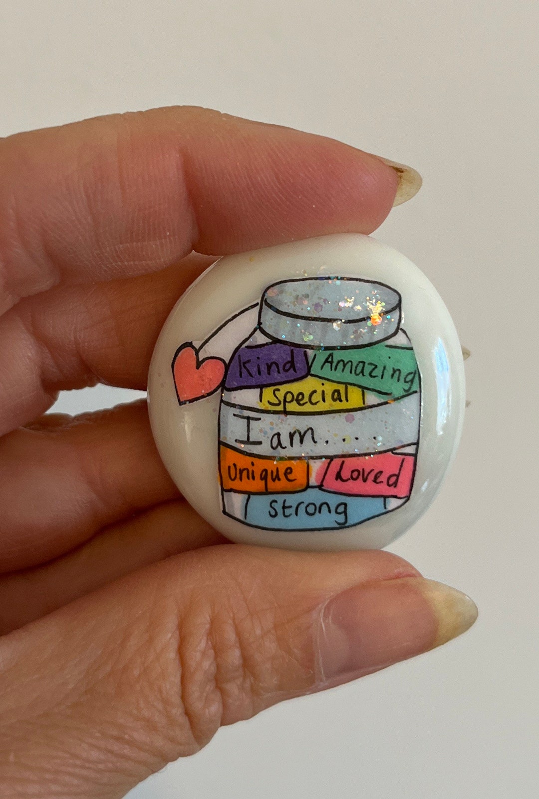 Handmade Positive Affirmation Pebble. - Etsy UK