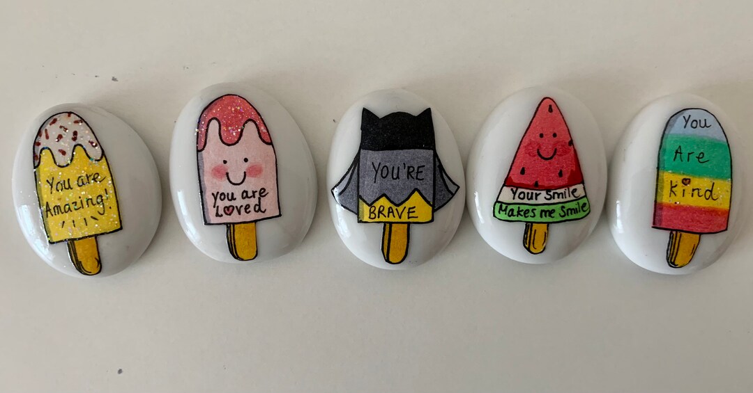 Positivity Pebbles / Positive Affirmations /lollies/ Mindfulness ...