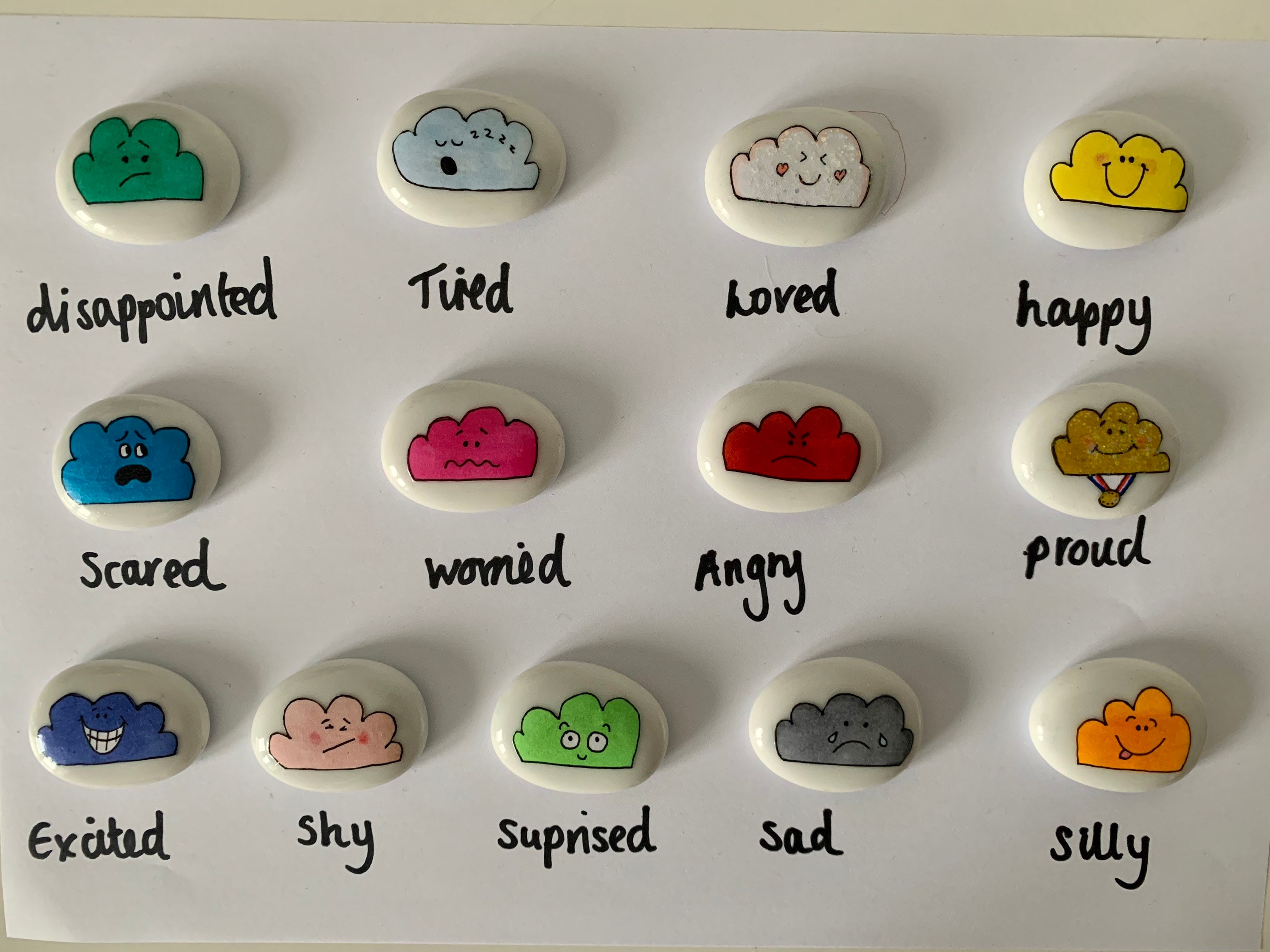 Story Stones/pebbles/emotions /feelings/ tactile /language | Etsy