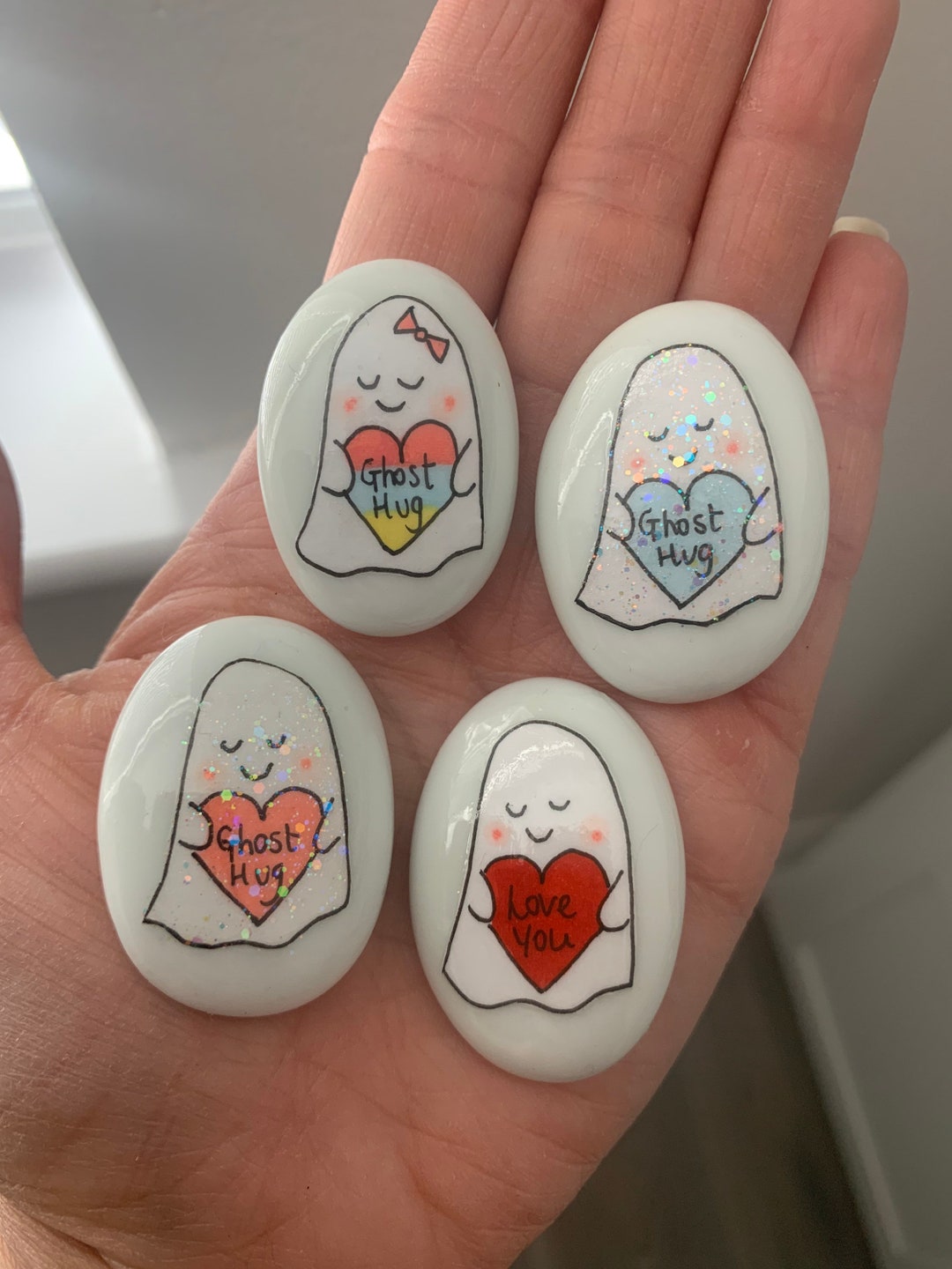 Ghost Hug / Ghost /pocket Hug/ Miss You /personalised/friend/ - Etsy