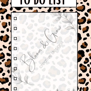 Printable To-do List Digital Download Only Planner Sheet Organization ...