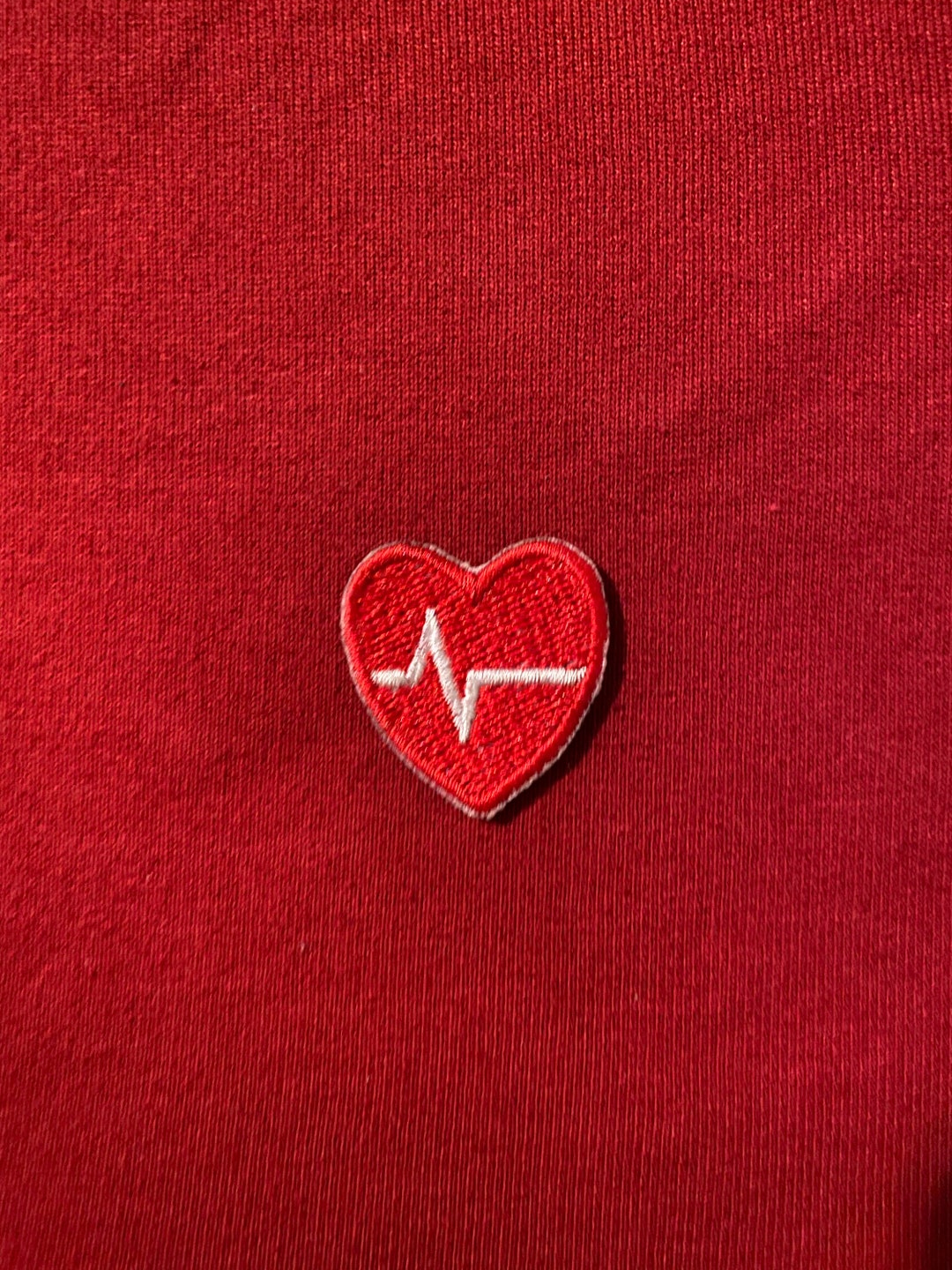Heart Beat "ekg" Iron On/ Sew on Patch - Etsy