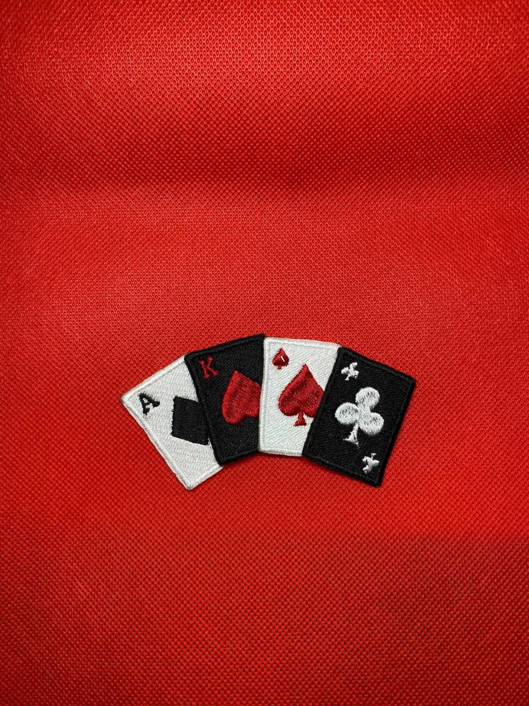 Customizable "playing Card" Iron On/ Hook and Loop Patch/ Symbols and ...