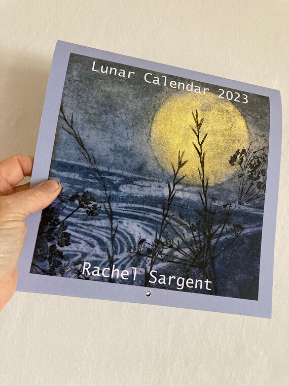Rachel Sargent Lunar Calendar 2023. Dates of Moon Phases. - Etsy