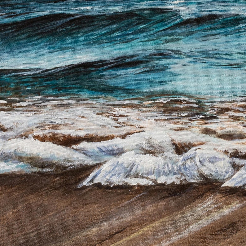 Ocean Blue Beach Print - Etsy