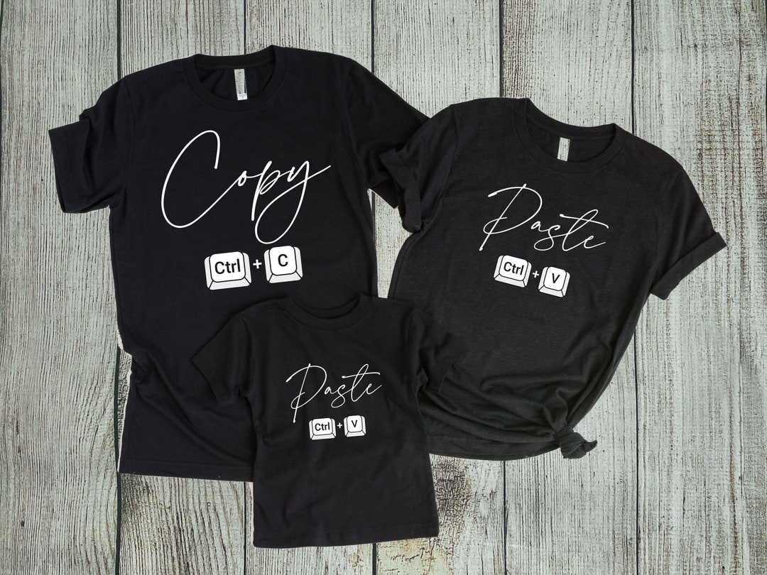 Son Shirt - Father Son Copy Paste Shirt - Youth Short Sleeve Tee - Etsy