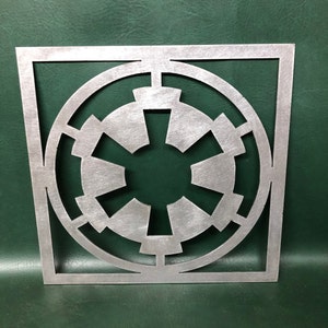 Star Wars - Imperial Cog - Framed - Metal Wall Art - Personalized Cuts ...