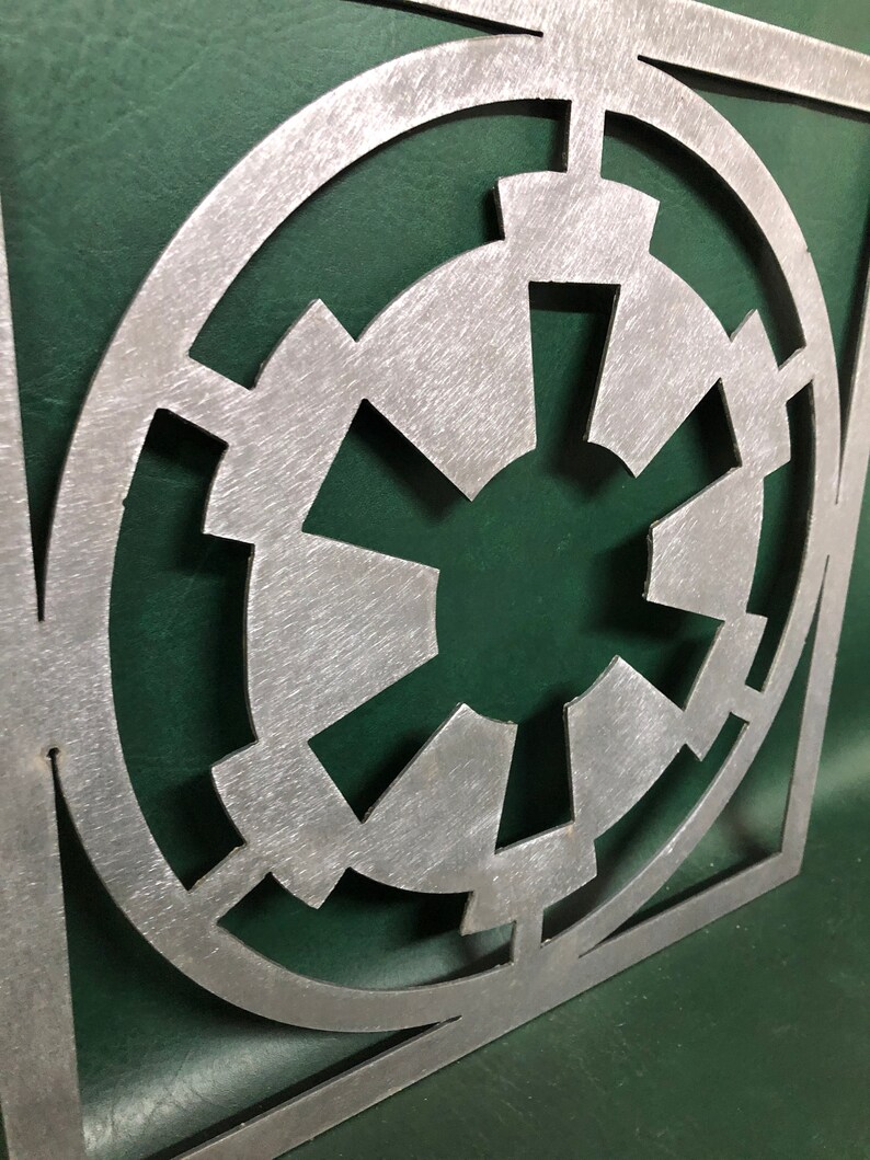 Star Wars - Imperial Cog - Framed - Metal Wall Art - Personalized Cuts ...