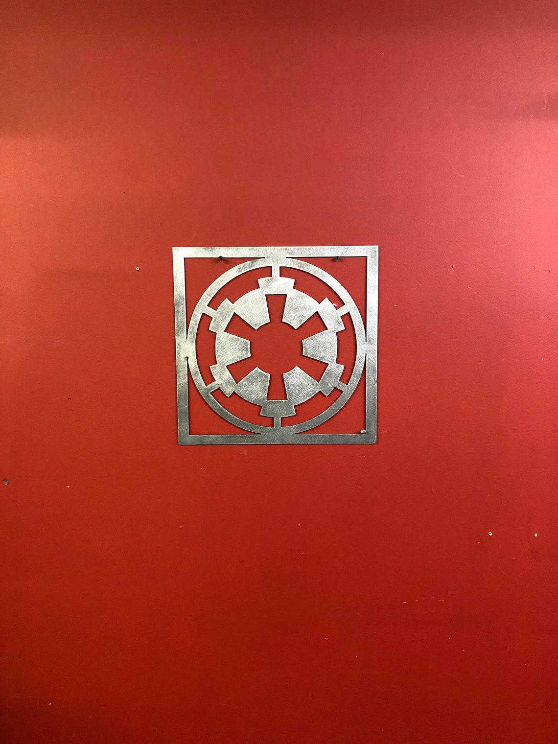 Star Wars - Imperial Cog - Framed - Metal Wall Art - Personalized Cuts ...
