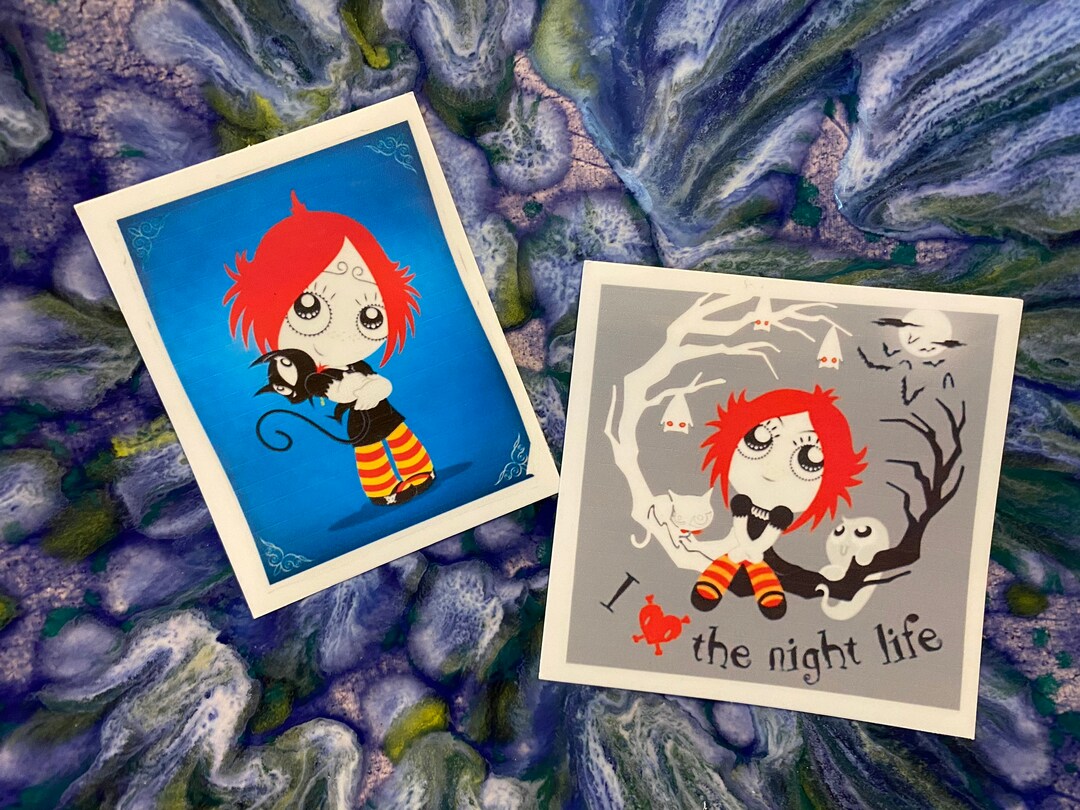 Vinyl Ruby Gloom Stickers - Etsy
