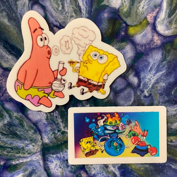 Spongebob Smoking Weed - Etsy