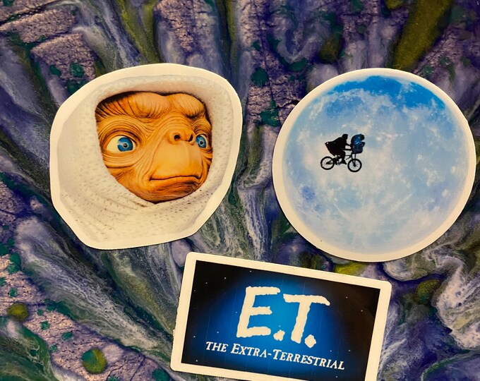 E.T. Vinyl Sticker - E.T. the Extra Terrestrial Movie Die Cut Decal for ...