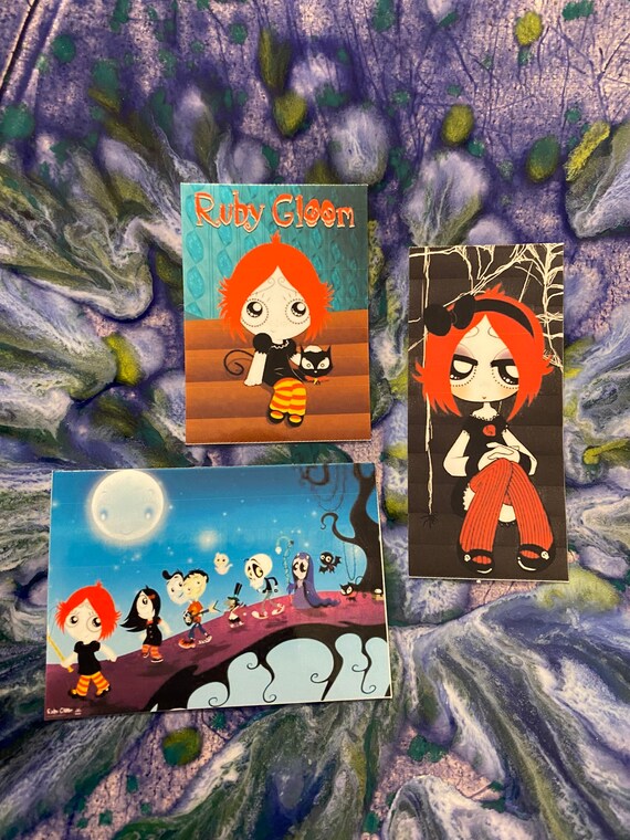 Vinyl Stickers Ruby Gloom 3 Piece Set - Etsy