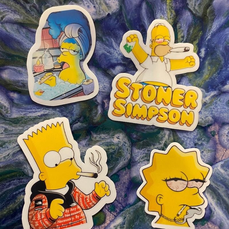 The Simpsons Weed - Etsy