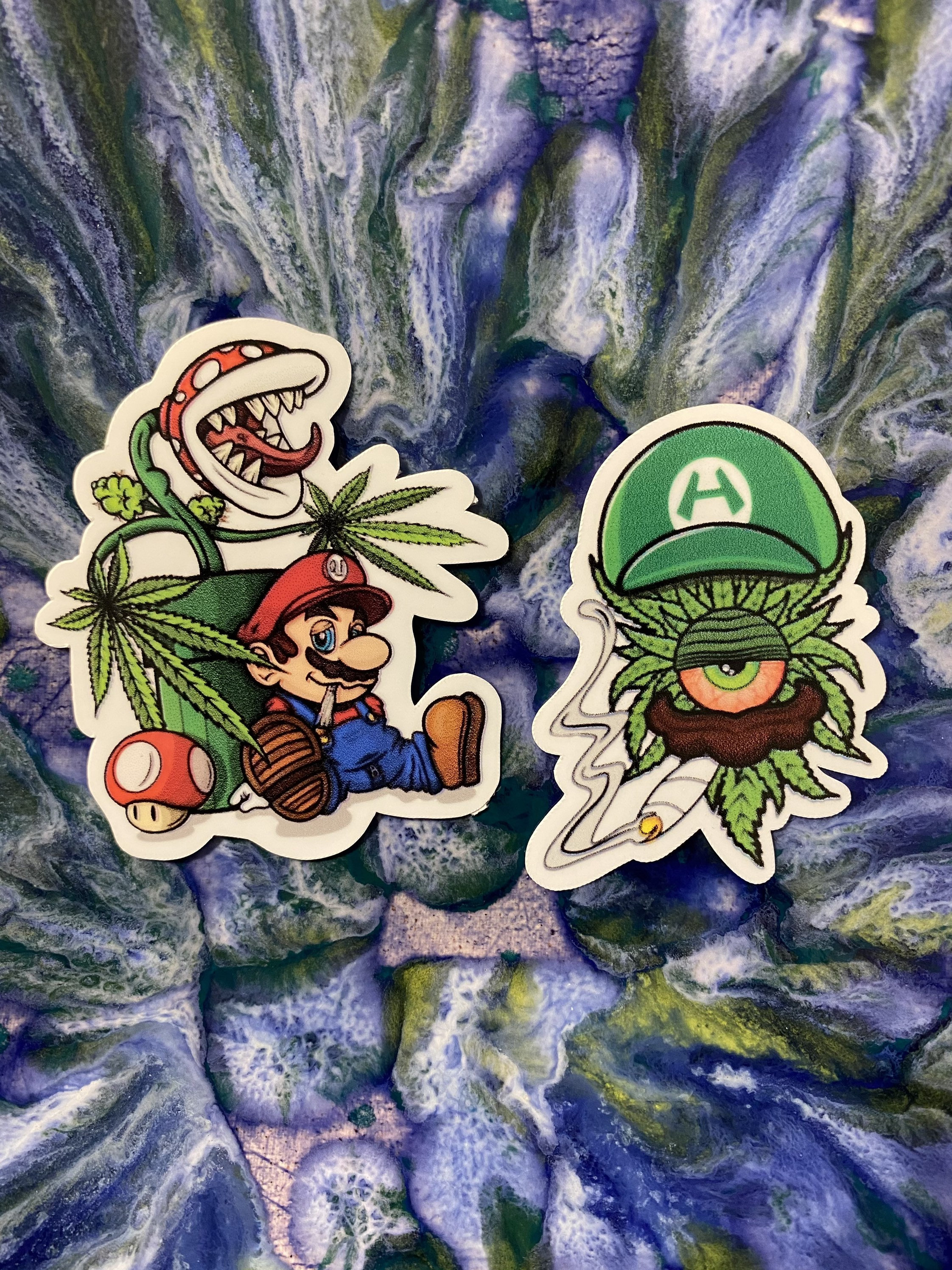 Mario Smoking A Joint