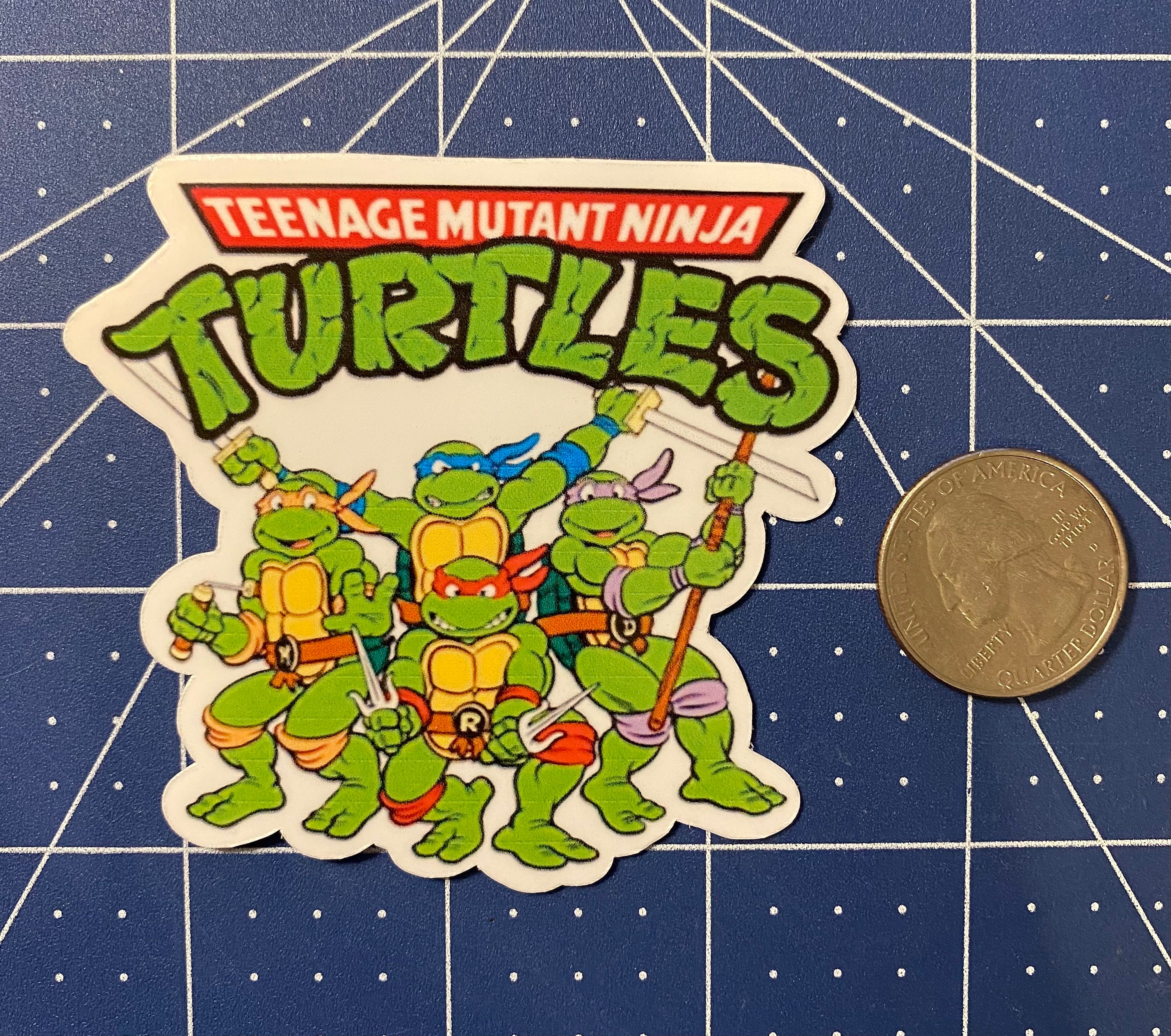 Vinyl Teenage Mutant Ninja Turtles sticker | Etsy