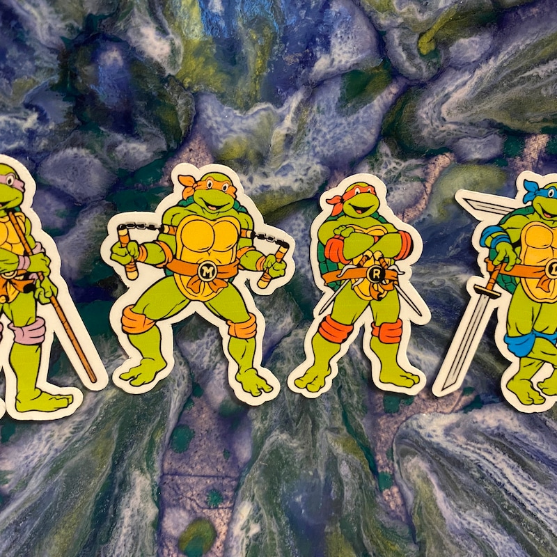1990 Ninja Turtle Cards - Etsy