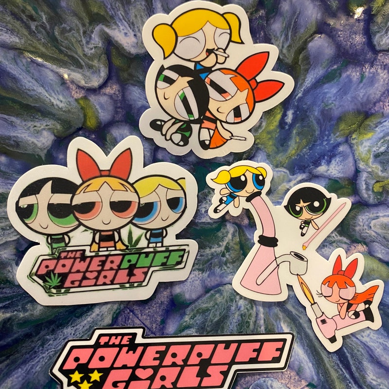 Powerpuff Girls Stickers - Etsy